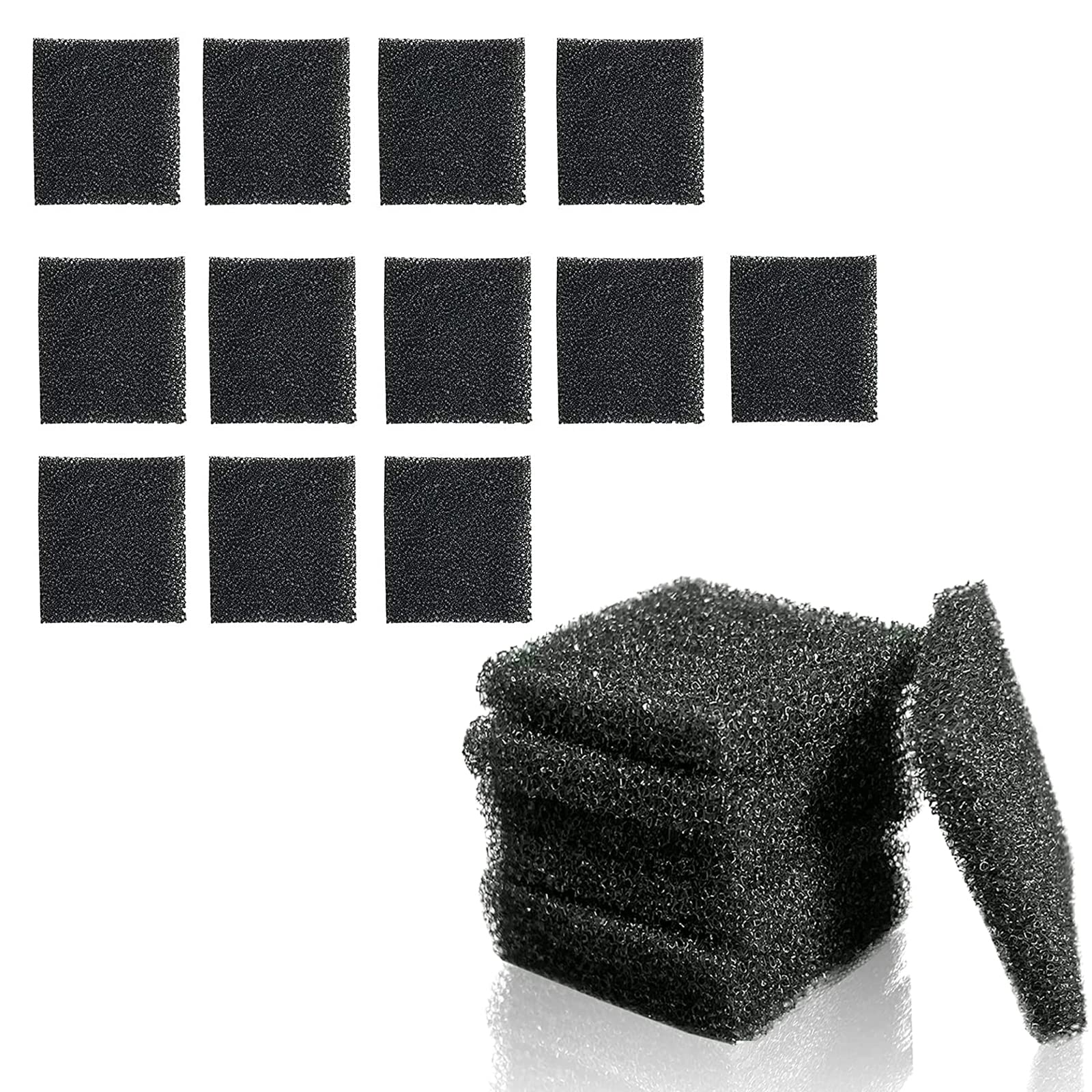 DUORIO Pump Filter Sponge, Filters Sponge Accessories Reduces Dirt in Pump Compatible with Miracle-GRO AeroGarden Pump Harvest, Bounty, Farm, Extra, Ultra -25 Pack
