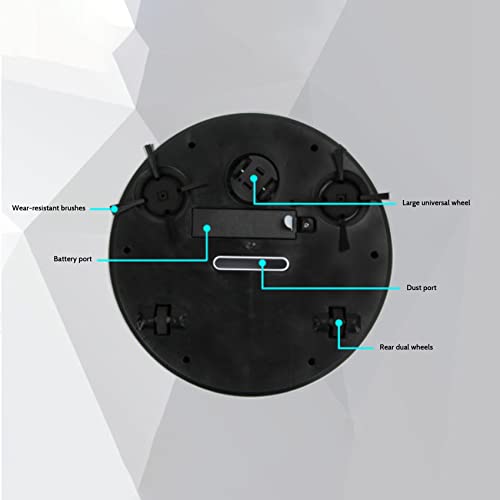 Honza Smart Robot Vacuum Cleaner 2-in-1 Robotic Vacuum and Mop Combo Super-Thin Quiet for Pet Hair Hard Floor Low Pile Carpet