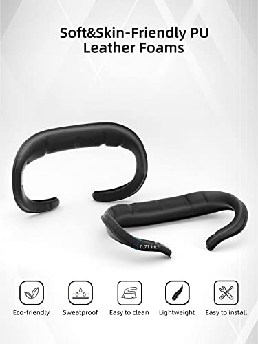 Five Piece Sets VR Face Interface and M5 Head Strap Accessories Compatible for Quest 2