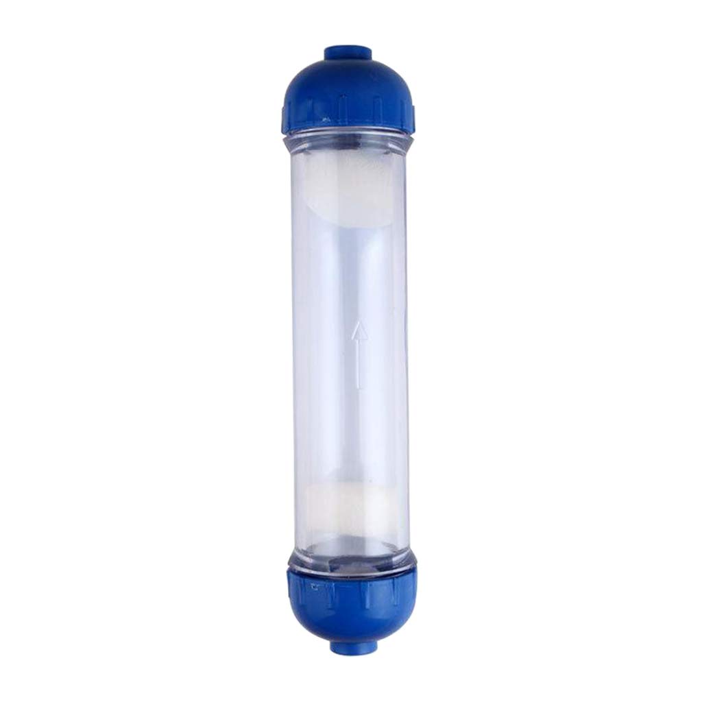 homozy T33 Water Filter Housing Empty Bottle Refill Two DIY Refillable Filter Shell Inline Filters Tube Reverse Osmosis