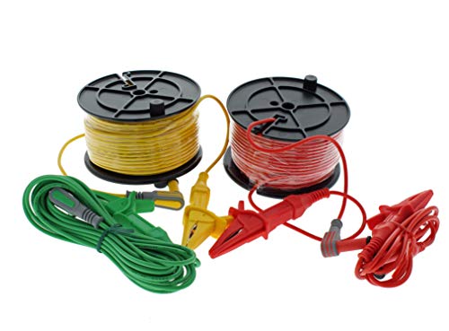 IDEAL INDUSTRIES INC. 61-796 Earth Ground Resistance Tester, 3-Pole, Carrying Case Included,Yellow,Green,Red