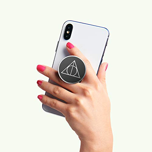 PopSockets Phone Grip with Expanding Kickstand, PopSockets for Phone, Harry Potter- Enamel Deathly Hallows