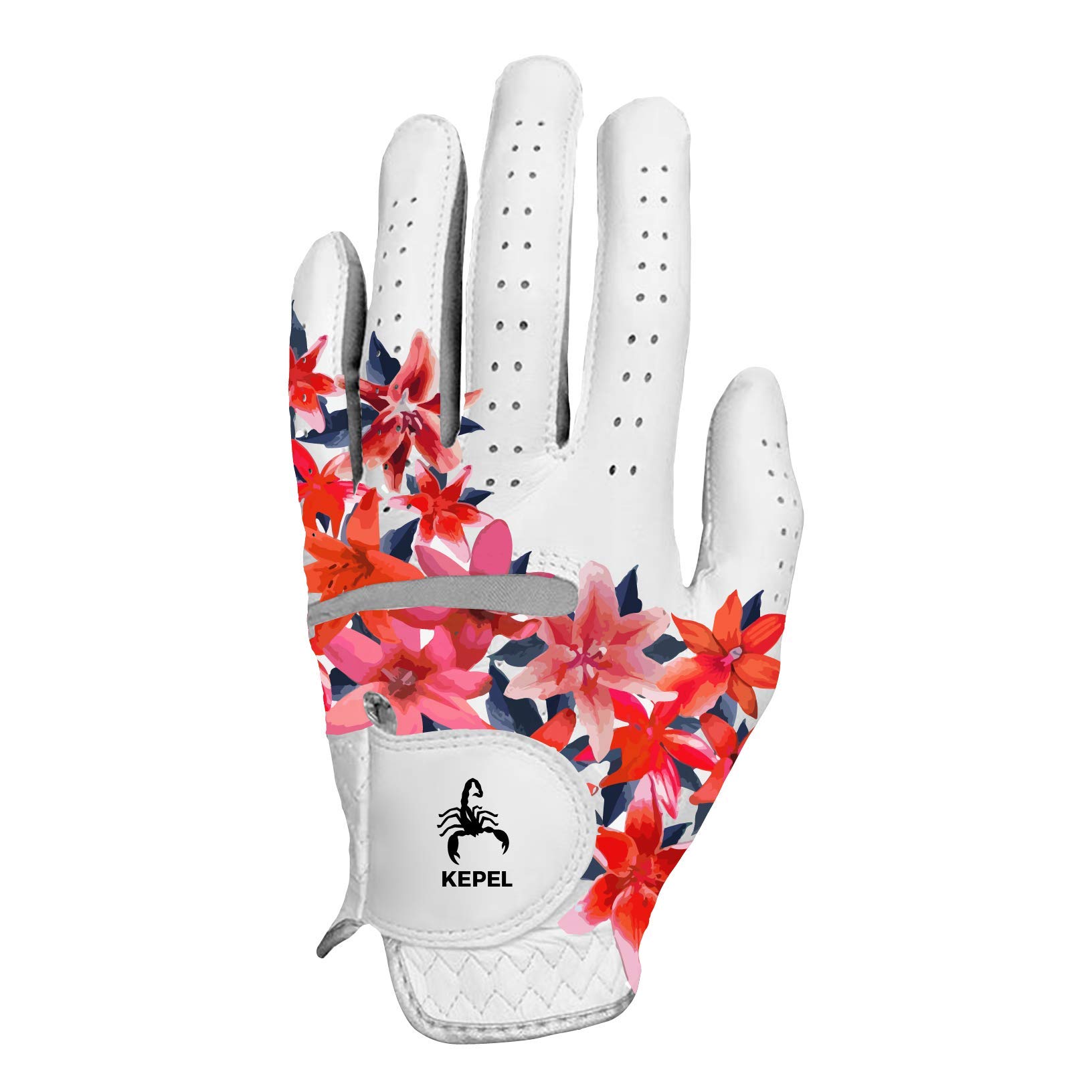 Colores Cabretta Leather Golf Glove by KEPEL (XL-Men, Right)