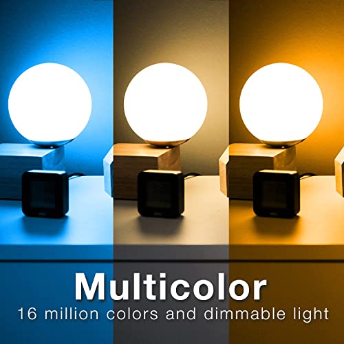 DAYBETTER Smart Light Bulbs, Alexa Light Bulb, WiFi Bulbs, Smart Bulbs That Work with Alexa & Google Assistant, RGBCW Color Changing Light Bulb A19 E26 9W 800LM Led Light Bulb, No Hub Required, 6 Pack