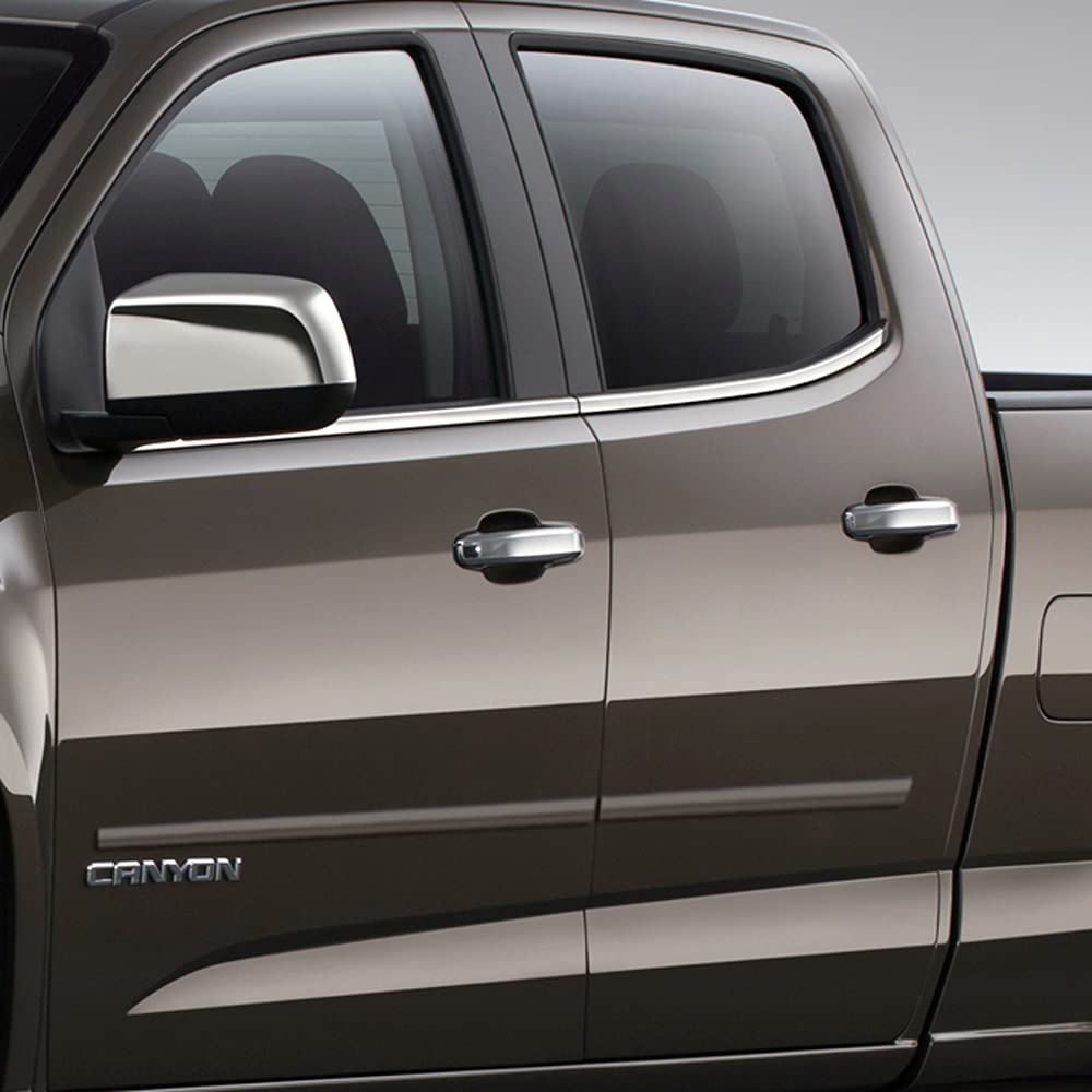 Dawn Enterprises PBM-COCA-CC Painted Body Molding Compatible with Chevrolet Colorado, GMC Canyon - Summit White (GAZ)