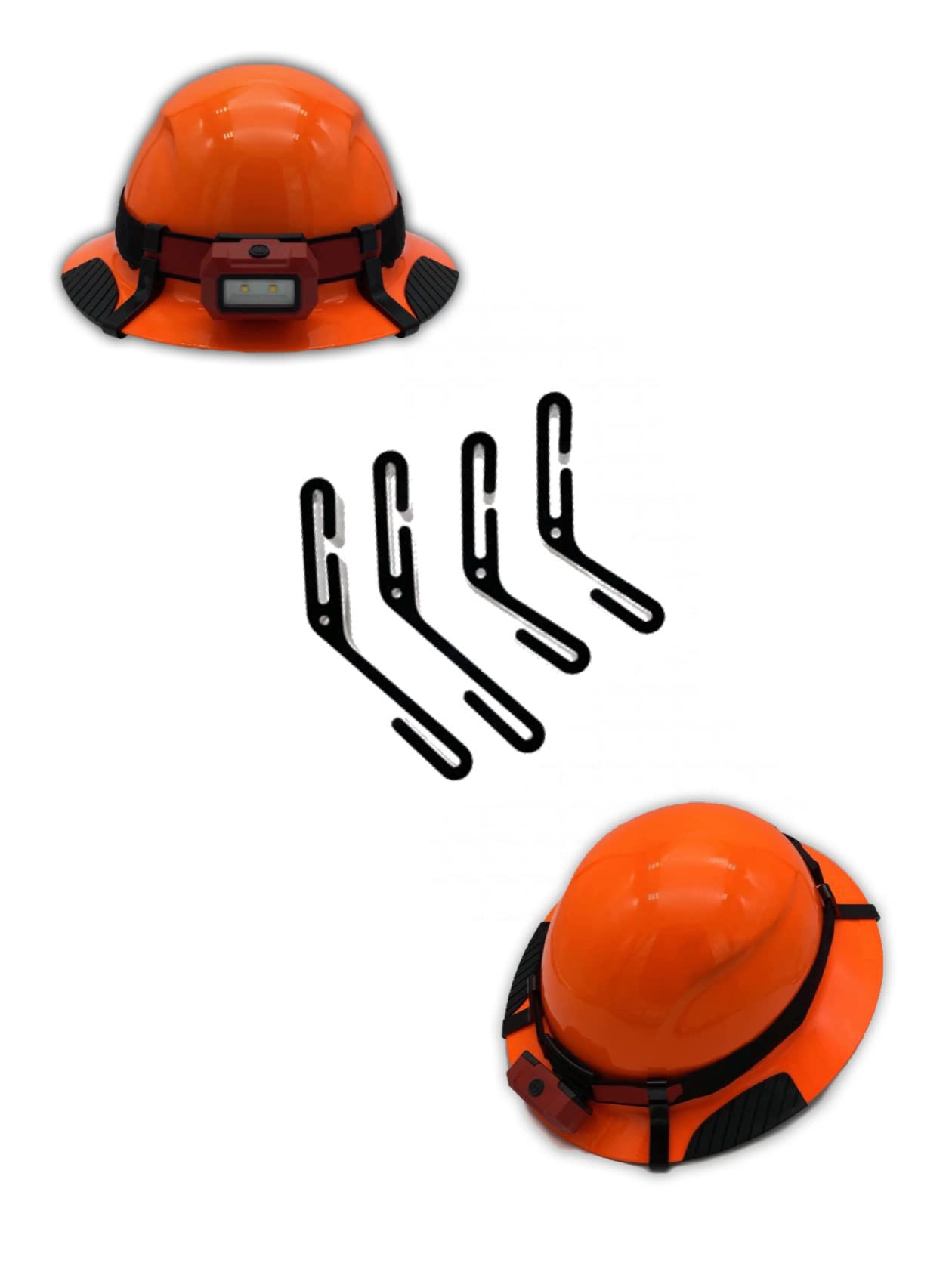 Hart Hat Clips: Lift Hard Hat Brand Compatible Full Brim Hard Hat Clips