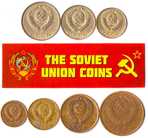 LOT of 100 USSR Soviet Russian KOPEKS Coins 1961-1991 Cold WAR Hammer and Sickle Money