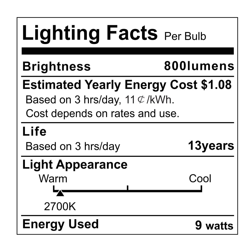 Emotionlite LED Sensor Light Bulbs,Dusk to Dawn Sensor,Warm White LED Bulb,80 Watt Equivalent,Automatic On/Off, Garage, Hallway, Basement, A19 Size,10WE26 Medium Base,2 Pack