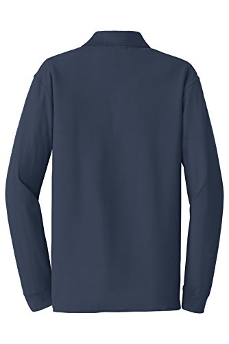Port Authority Port Authority Long Sleeve Core Classic Polo L River Blue Nvy