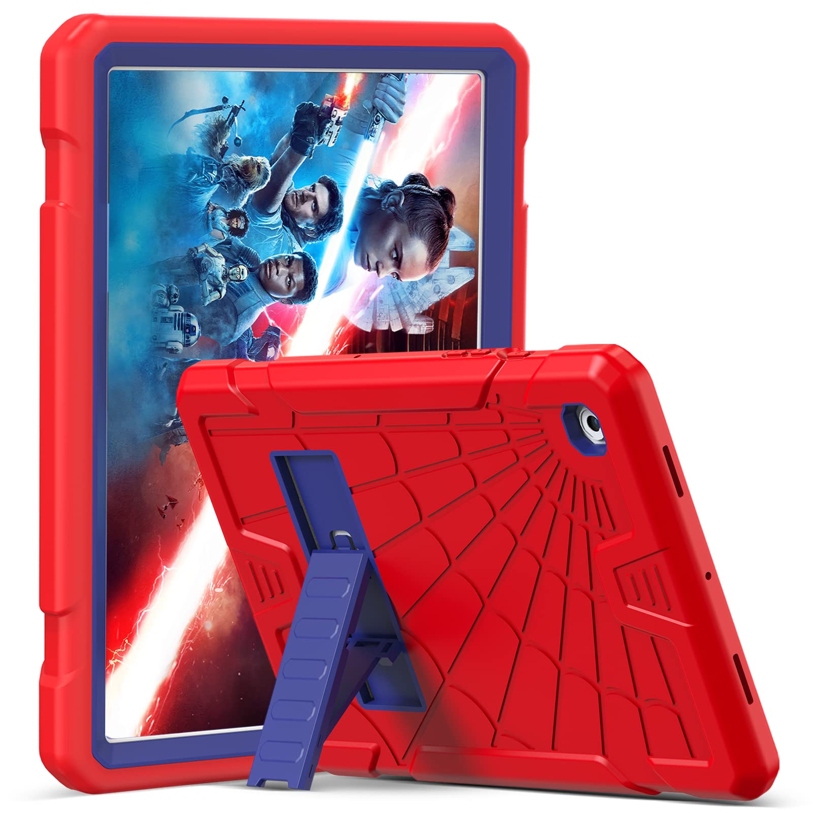 Herize Samsung Galaxy Tab A8 Case 10.5 Inch 2022 for Kids Boys | SM-X200/SM-X205/SM-X207 Cover with Kickstand | Three-Layer Silicone Shockproof Rugged Protective Case for Galaxy Tab A8 10.5 Inch
