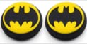 Famiworths4pcs Controller Bat Man Silicone Joystick Cover Non-Slip Improve Gaming Thumb Grip (Superhero) for PS5 / PS4/ Xbox One / Xbox360