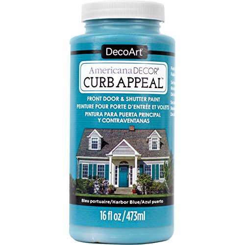 Decoart Curb Appeal 16oz HarborBlu Americana Decor CurbAppeal16oz, 16 Fl Oz (Pack of 1)