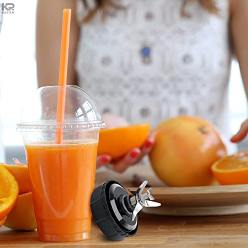 Ninja Blender Cups Replacement Blades - 6 Fin Ninja Replacement Blades Black and Decker Blender Parts Ninja Blender Cup for Bl Series - Ninja Blender Blade 16Oz Ninja Blades Replacement Cup Blender