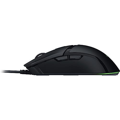 Razer Cobra Wired Gaming Mouse: 58g Lightweight Design - Gen-3 Optical Switches - Chroma RGB Lighting with Underglow - Precise 8500 DPI Optical Sensor - 100% PTFE Mouse Feet - Speedflex Cable - Black