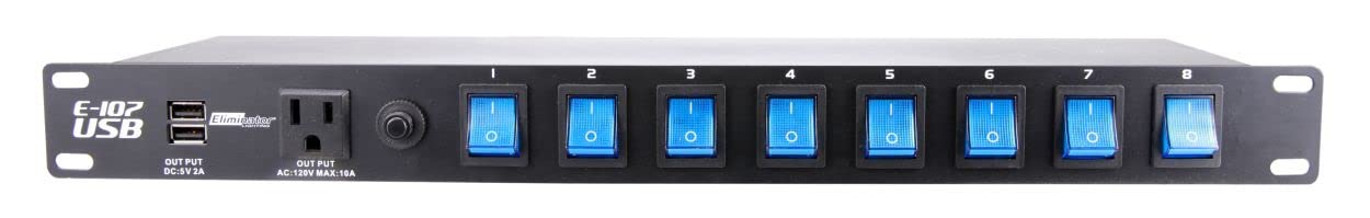 Eliminator Lighting LED Lighting (E107USB) Black