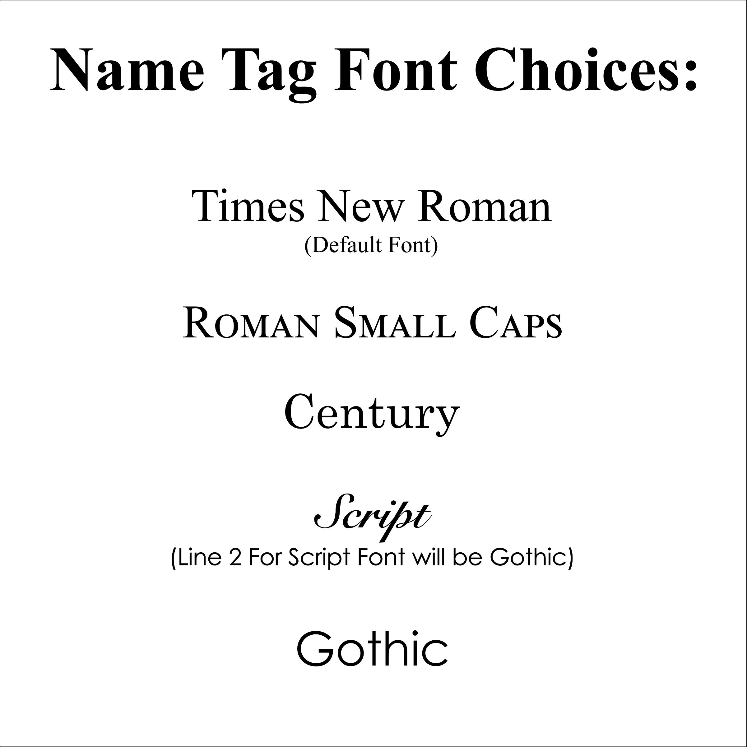 CUSTOMIZED4U Custom Engraved Name Tag Badges - Personalized Identification with Pin or Magnetic Backing, 1 Inch x 3 Inches