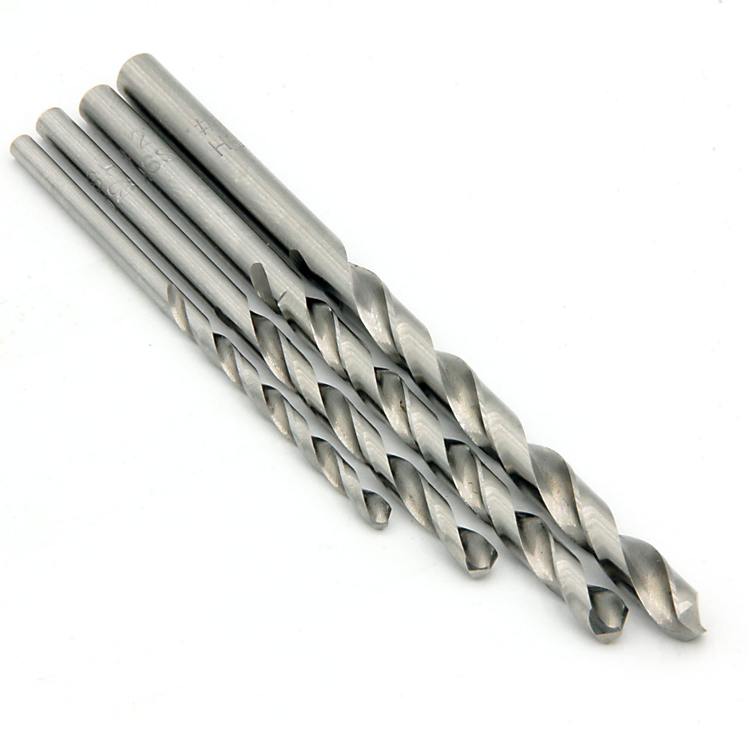 High Speed Steel Drill Bit Set, #40, #30, #21, #12