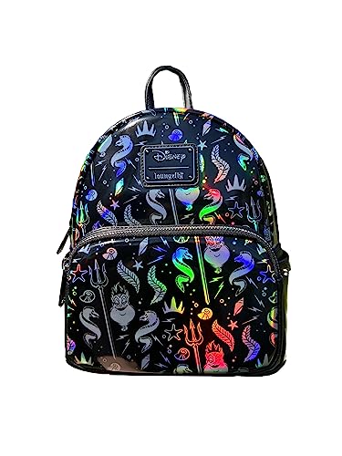 Loungefly Little Mermaid Iridescent Ursula AOP Mini Backpack Toyz N Fun Exclusive