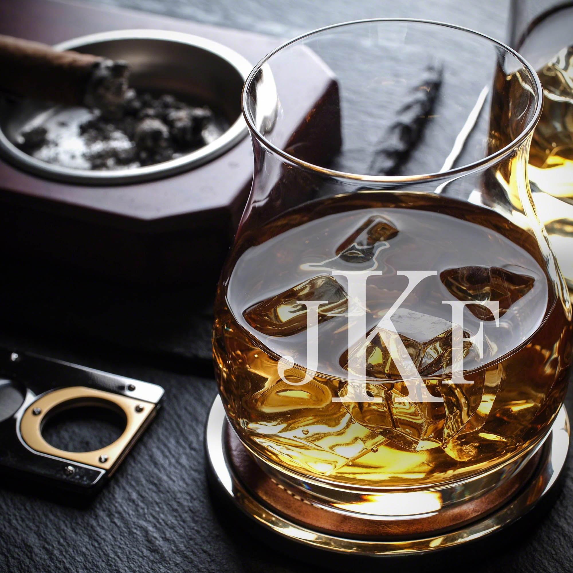 Glencairn Wide-Bowl Canadian Whiskey Glasses, Set of 4 (Personalized Product)