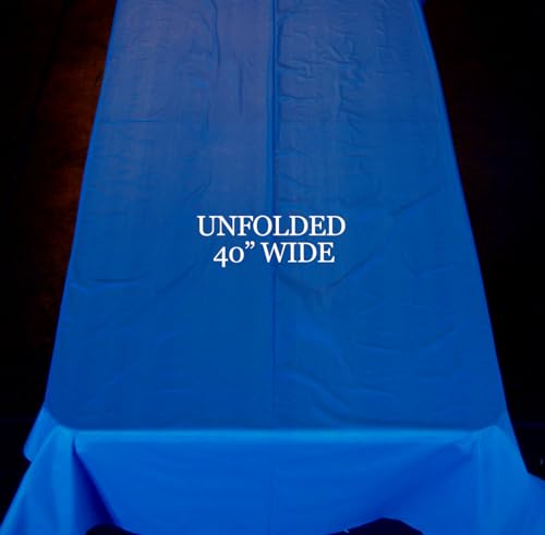 Craft And Party, White Plastic Table Cover Roll - 40in X 100 feet Heavy Duty Plastic banquet Table Cover Roll. (White)
