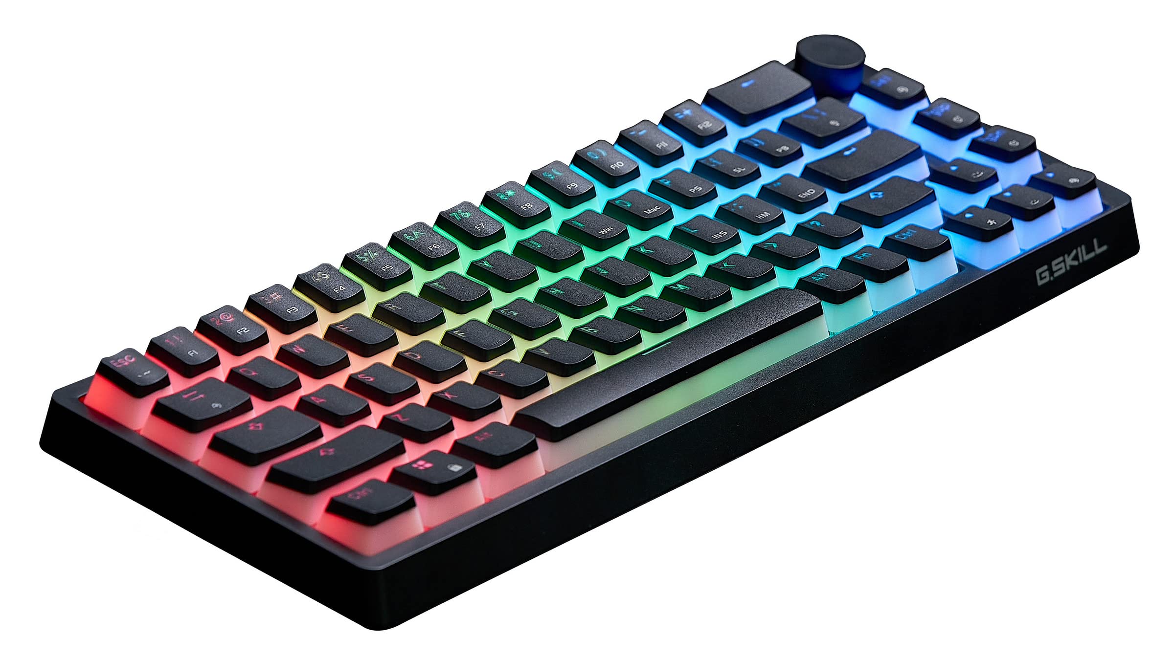 G.Skill KM250 RGB 65% (67-Key) Mechanical Keyboard, PBT Dual Injection Keycap (Black)