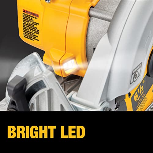 DEWALT 20V MAX* Circular Saw, 6-1/2-Inch, Cordless Kit (DCS565P1)