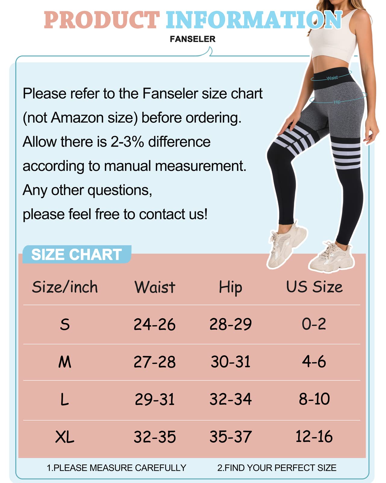 Fanseler Women's scrunch butt lifting seamless leggings High Waisted Booty Yoga Pants Tummy Control Sports Compression Tights Grey