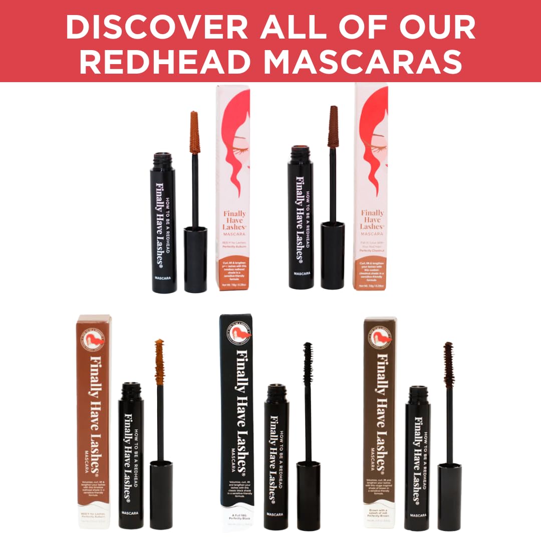 How to be a Redhead Finally Have Lashes Hourglass Mascara β Redhead Mascara (Auburn), As Seen on Shark Tank