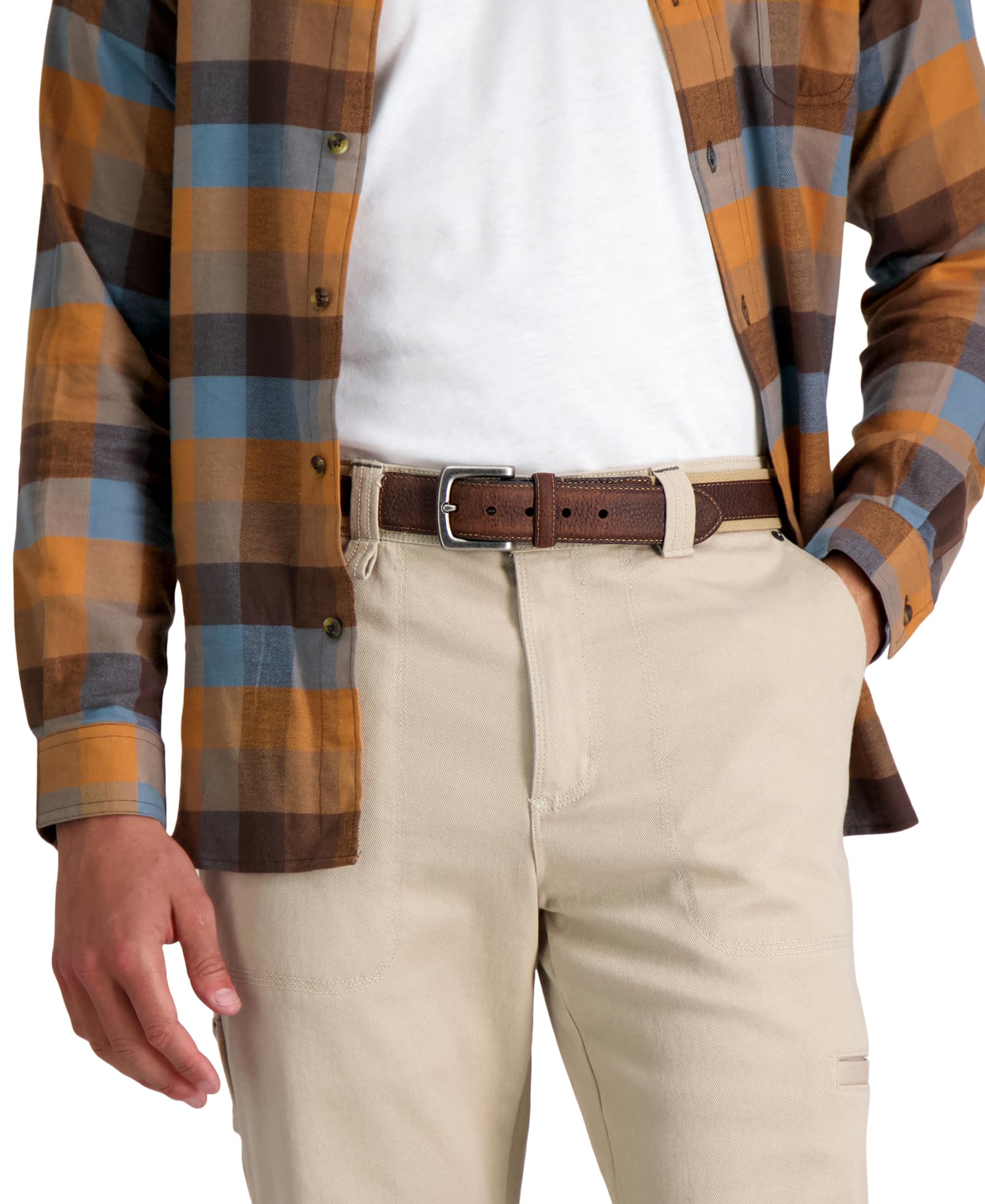 Columbia Men's Comfort Stretch Casual Fabric Belt
