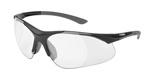 Delta Plus - WELRX500C20 RX-500C 2.0 Diopter Full Lens Magnifier Safety Glasses, Black Frame /Clear Lens