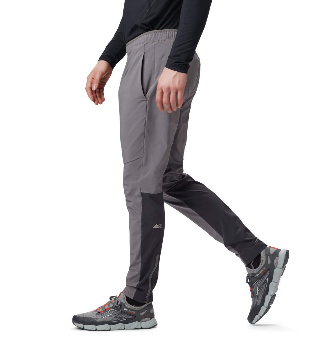 Columbia Men's Rogue Runner Train Pant, Black, Small x Long