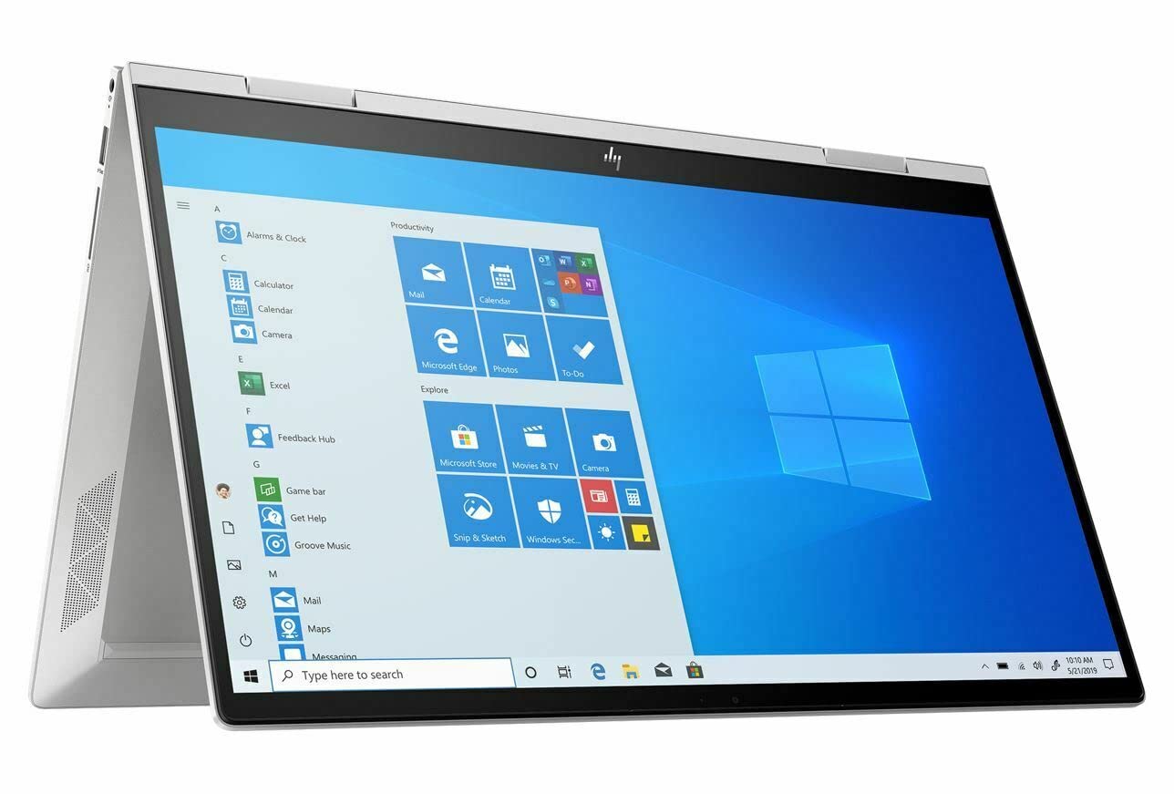 HP 2022 Envy X360 15.6" FHD Touchscreen 2-in-1 Laptop Intel Quad-Core I5-1135G7 Iris Xe Graphics 32GB RAM DDR4 1TB NVMe SSD USB C WiFi AX HDMI2.0 Backlit Keyboard Windows 11 Home Silver w/RE USB