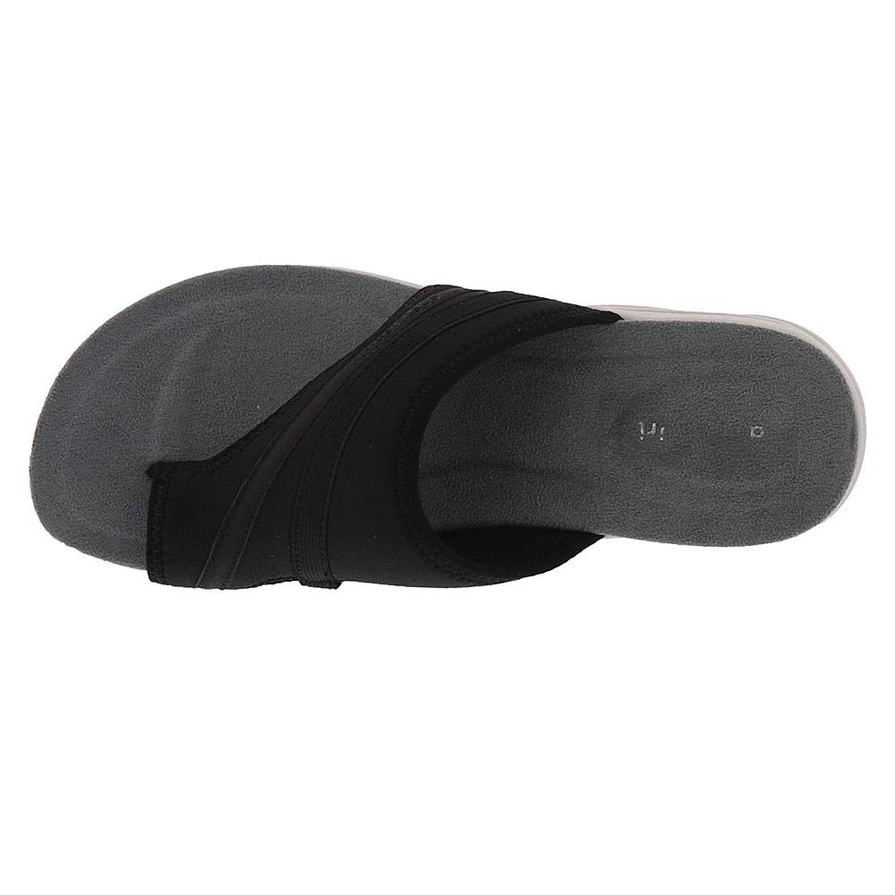 Easy Spirit Women's Lola2 Sport Sandal, Black 001, 8.5 Wide