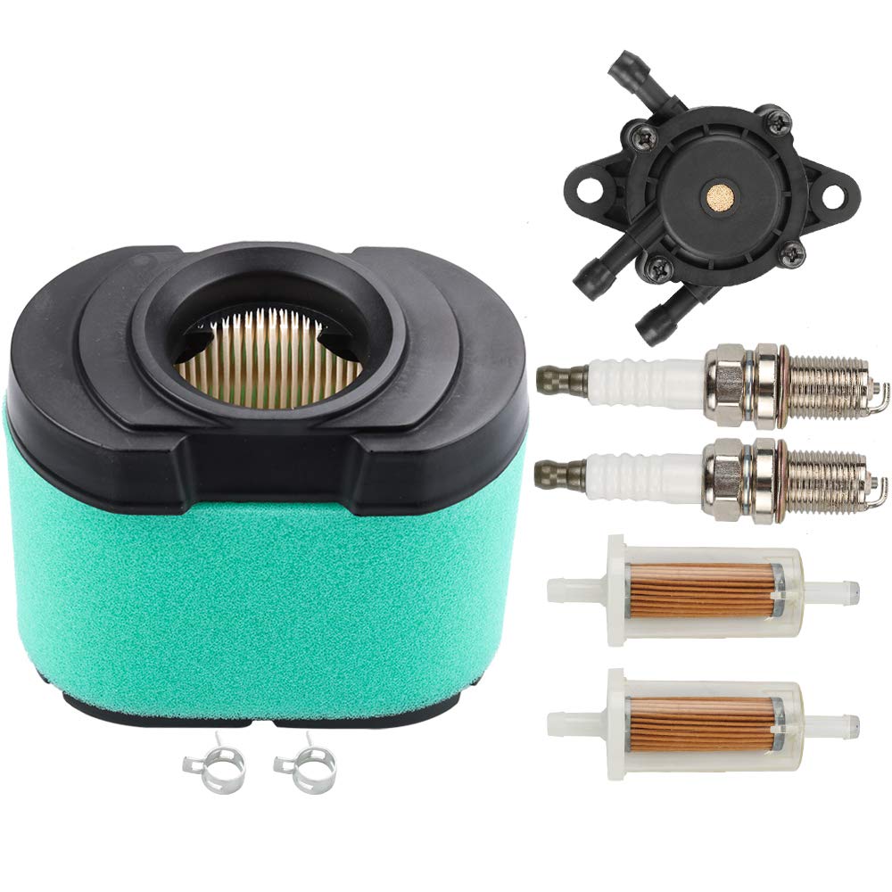Dalom LA150 Air Filter w Spark Plug Replacement Compatible with John Dere D150 D155 D160 D170 E160 E170 E180 L118 L120 LA140 LA150 LA155 LA165 LA175 X130R Z225 Z245