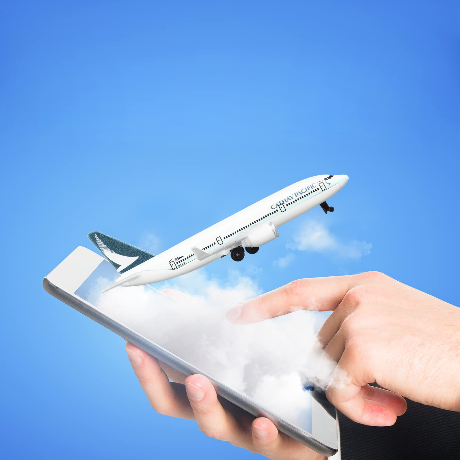 EcoGrowth Model Planes Cathay Pacific Airplane Model Airplane Plane die-cast Planes for Collection & Gifts for Christmas, Birthday