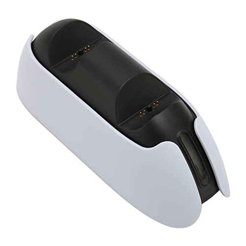 Game Controller Charger, Efficient Retractable Stand Foot 5.1V 1A Game Charging Station Dual Charger with LED Indicator for Charging