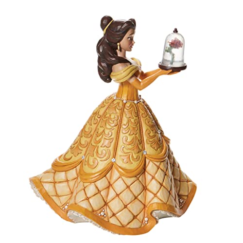 Enesco Disney Traditions by Jim Shore Beauty and The Beast Belle Deluxe Enchanted Princess Series Figurine, 15 Inch, Multicolor