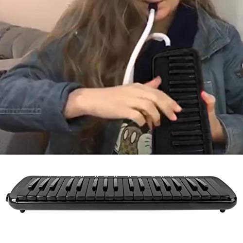 F‑37s Melodica 37 key Blowpipe Mouthpiece Piano Keyboard Pianica Built In Keyboard Wind Musical Instrument Suitable for Beginner Practice(Red)