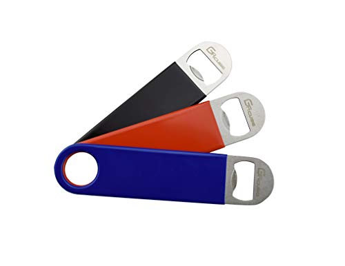 Gacube 3 Pack Bartender Bottle Openers,Stainless Steel Heavy Duty Beer Bottle Openers