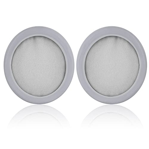 JECOBB Replacement Ear Cushion Cover with Protein Leather & Memory Foam for Razer Kraken X, Kraken X Ultralight, Kraken X Lite Headphone ONLY β Oval ( Grey )
