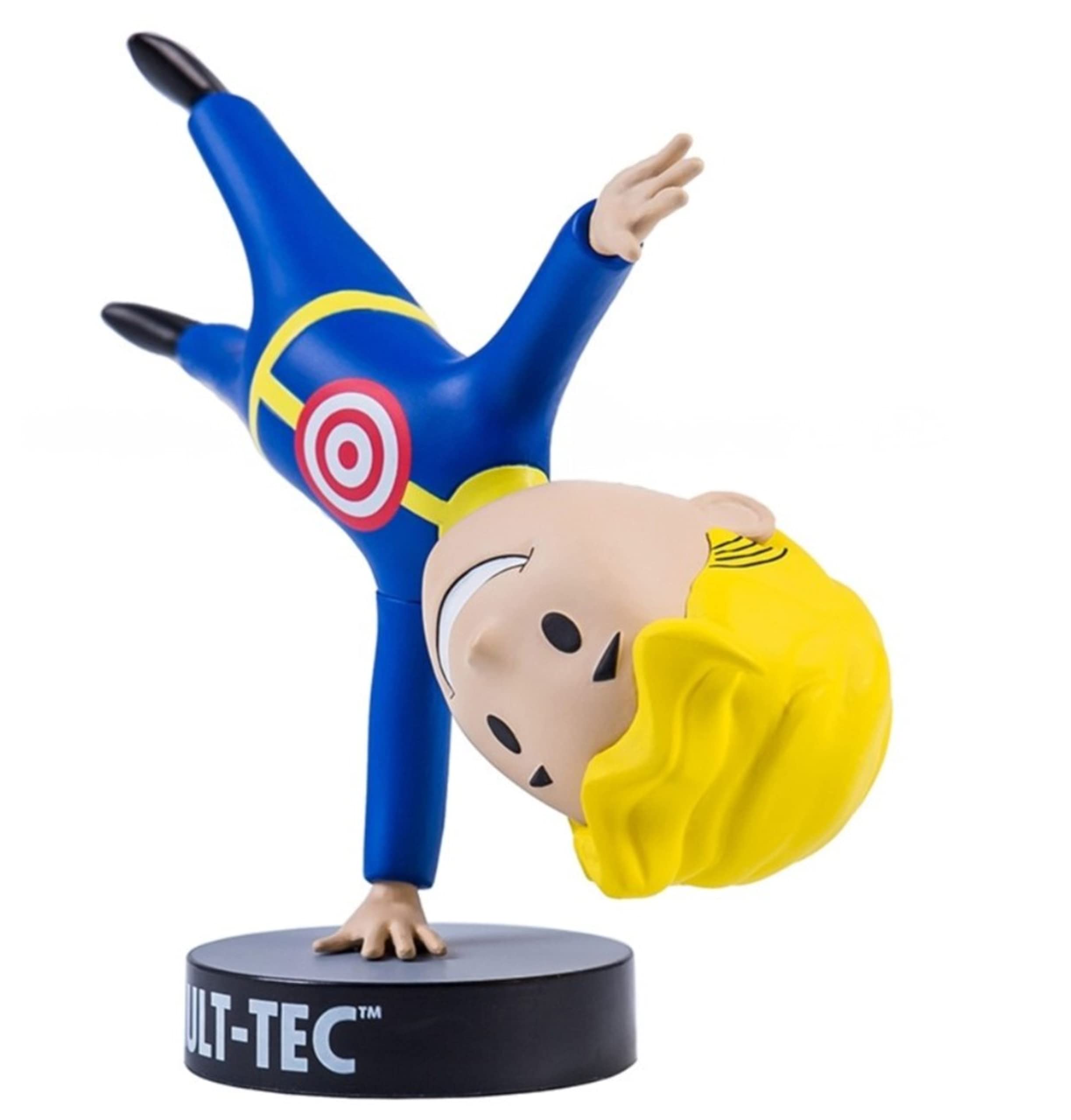 Gaming Heads Fallout 4 Bobblehead Vault Boy 111 Series 4 - Moving Target - Collectible Bobbleheads