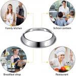 Stove Rack Home Pan Stand Support Gas Cooker Stainless Steel Reversible Pots Holder(2pcs 23.5cm)