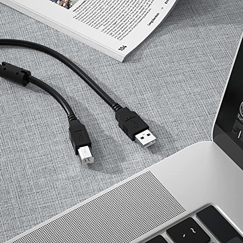 DigitalLife USB Type-A to B MIDI Interface Converter Cable for MID Music Instruments (1m/3.3ft)