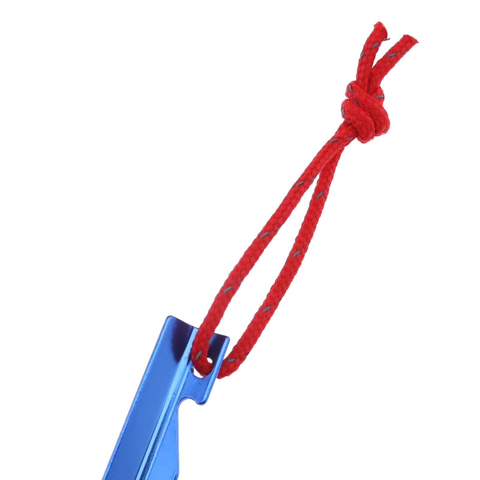 Create idea 20Pcs Ground Outdoor Hiking Camping Tent Peg Portable Stakes Tent Nail Titanium Alloy Blue