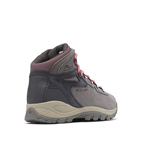 Columbia Women's Newton Ridge Plus Waterproof Amped, Stratus/Canyon Rose, 8.5