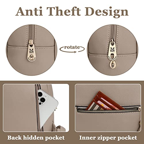 Montana West Anti Theft Backpack Purse for Women Backpack for Ladies with Secured Zipper & Tassel, MWC-104KH