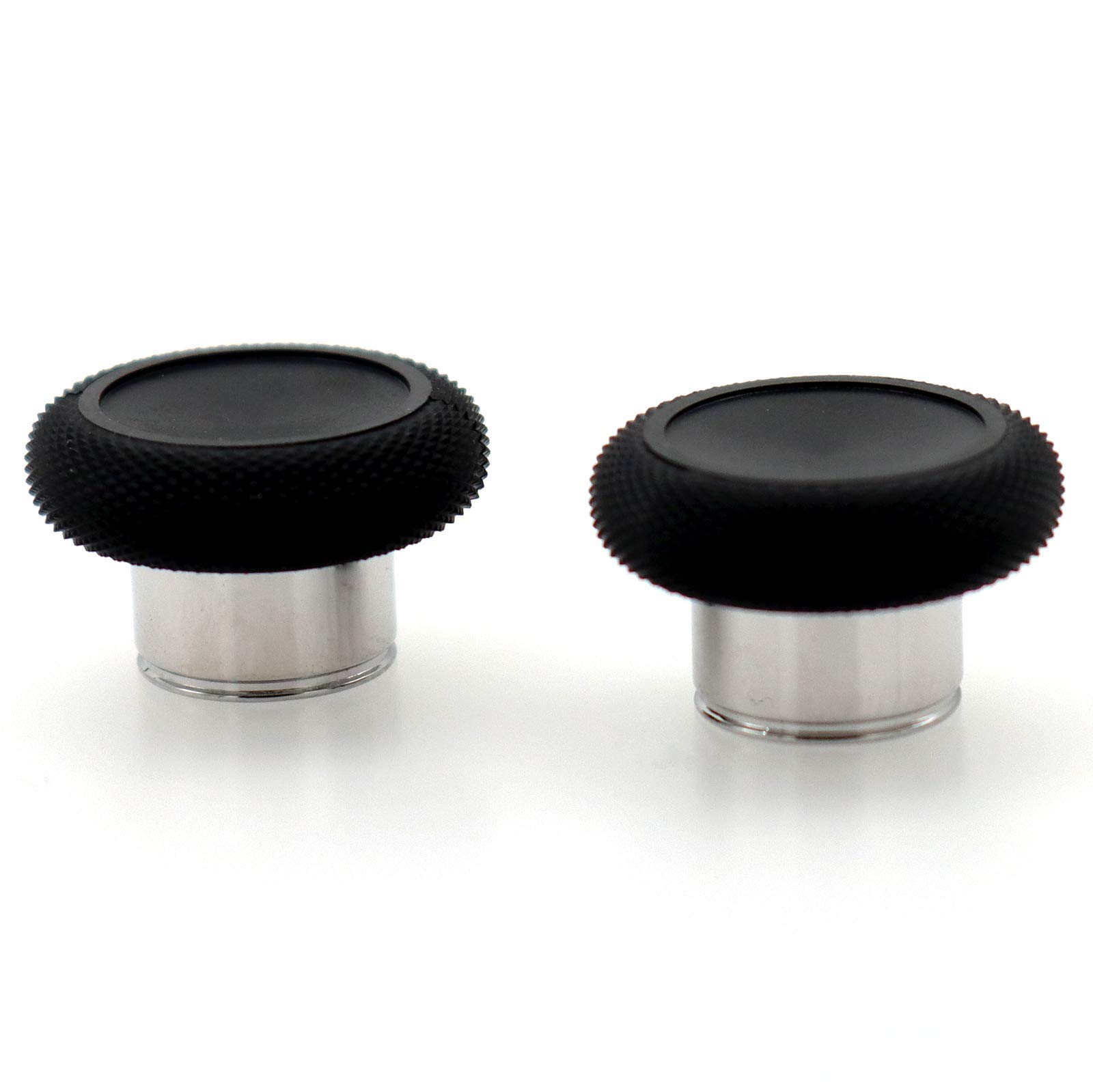 Deal4GO 2-Pack Short Concave Magnetic Analog Thumbstick Set Replacement for Xbox One Elite 2 Controller Standard Thumb Sticks Black (NOT FIT Elite 1698)