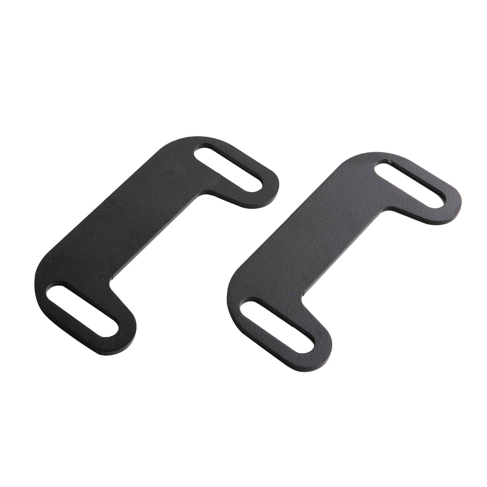 CWXEDN Touring Harley Stretched Bags Exhaust Adjustable Bracket Set ，2 Pieces Designed to Center your Exhaust with Stretched Bags and Fender Extension. (Black)