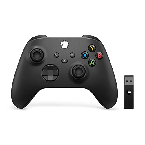 HOTCOS Compatible with Microsoft Xbox Wireless Controller + Wireless Adapter Compatible with Windows 10 - Xbox Series S X XSS XSX