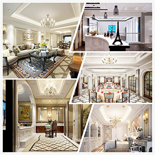 E12 Led Bulb Cool White 6000K,15W LED Candelabra Light Bulbs 150 Watt Equivalent, 1500lm, LED Chandelier Bulbs, Decorative Candle , Non-Dimmable LED 4 Packs